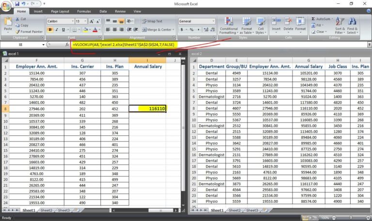 How to use VLOOKUP and HLOOKUP in Microsoft Excel